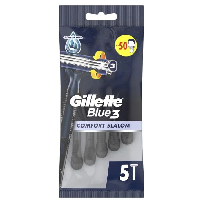 Gillette Blue3 Comfort Slalom jednokratni brijači, 5kom