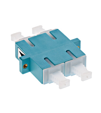 Premium SC duplex spojnica MM, polimerno kućište, aqua
flange, aqua, PREMIUM
