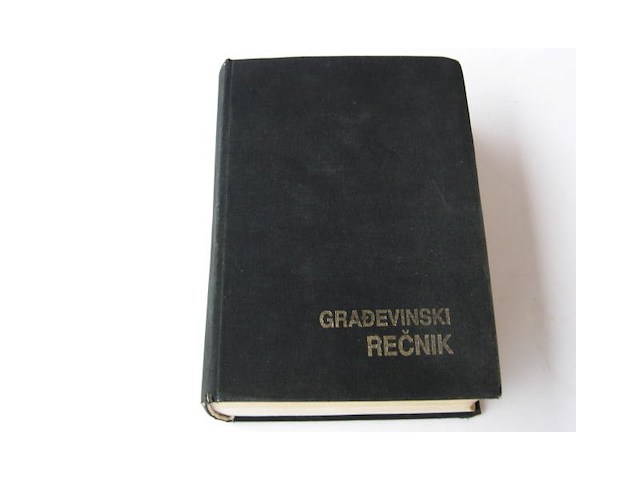 gr - GRADJEVINSKI RECNIK - Branko Vukicevic