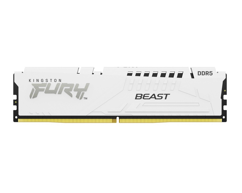 Memorija Kingston 16GB DDR5 6800MHz, Fury Beast White EXPO, U-DIMM (KF568C34BWE-16)ID: EK000645050