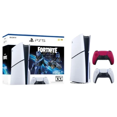 Konzola PlayStation 5 CD/DISC Edition - 1TB Slim + PS5 Fortnite + Dualsense Cosmic Red