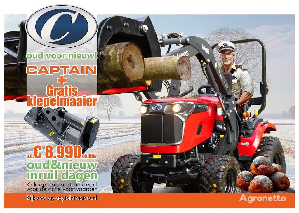 Novi Captain EINDE JAARS AANBIEDING al af €135,- p/maand traktor točkaš