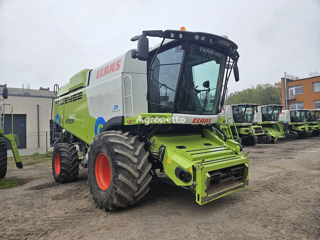 Claas Lexion 670 4WD kombajn za žito