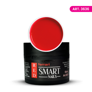 SMART builder gel RED FERRARI 50ml art.3636