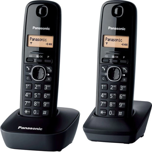 Telefon Panasonic KX-TG 1612 Duo (Crni)