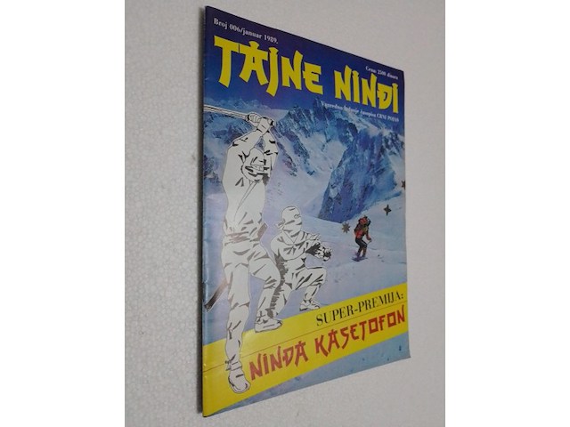 TAJNE NINĐI ,BROJ 6/JANUAR 1989.