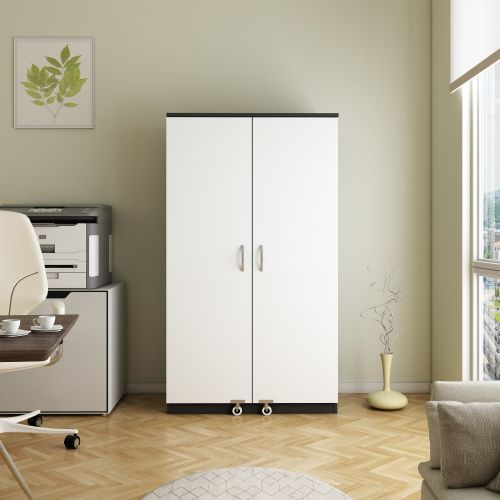 Paose - Anthracite, White AnthraciteWhite Multi Purpose Cabinet