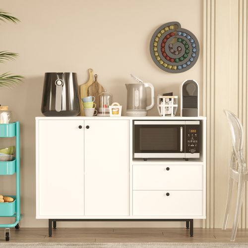 RE2-W White Multi Purpose Cabinet