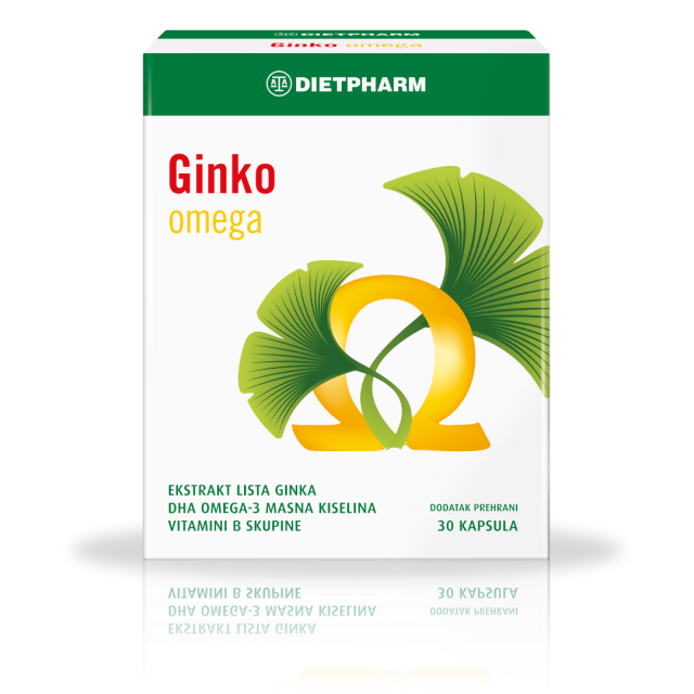 DIETPHARM GINKO OMEGA KAPSULE A30