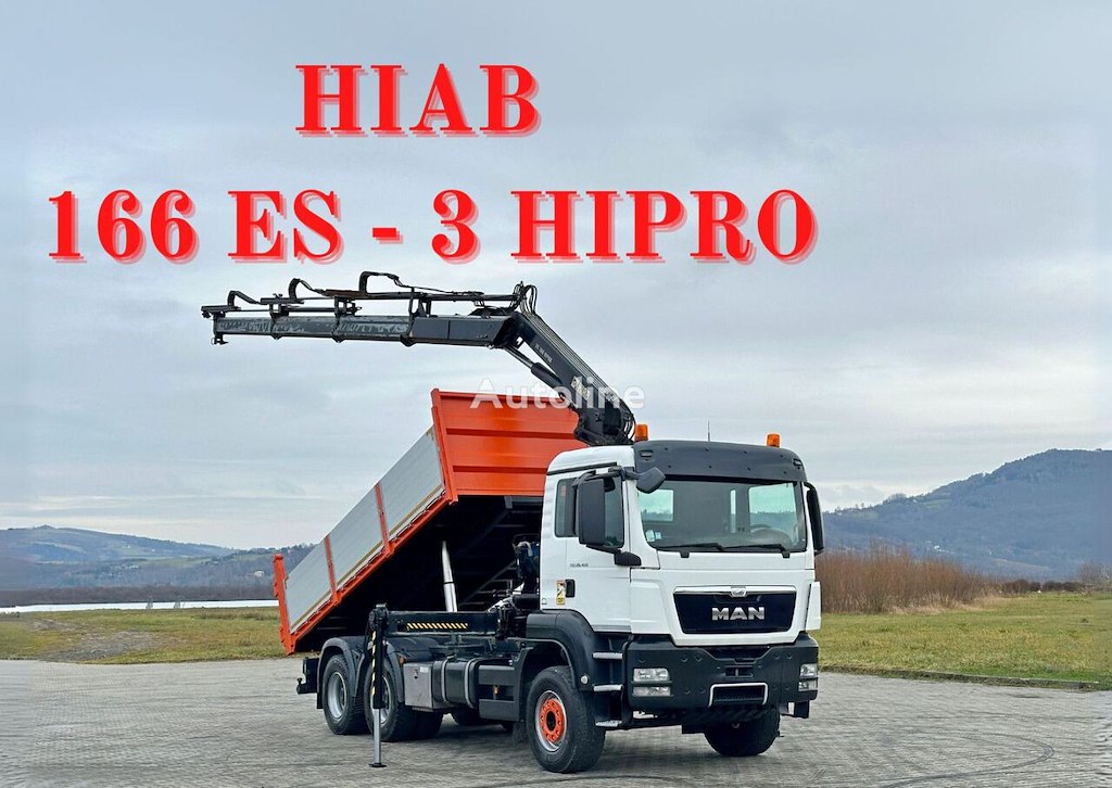 MAN TGS 26.400 * HIAB 166 ES-3HIPRO + FUNK * 6x4 kiper