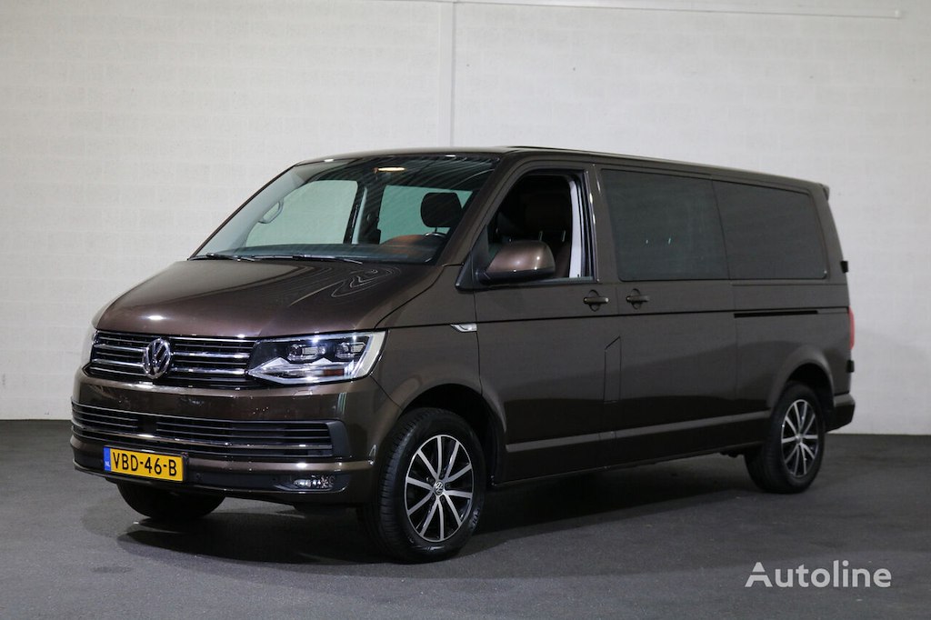 Volkswagen Transporter 2.0 TDI 150pk L2 H1 DC Edition Automaat Airco Leer N minibus furgon