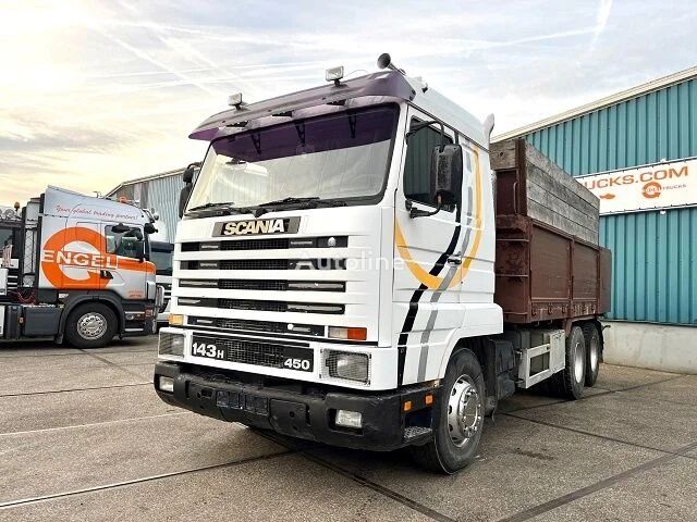 Scania R143-450 V8 STREAMLINE 6x2 FULL STEEL KIPPER (MANUAL GEARBOX / F kiper