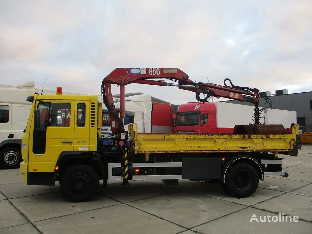 Volvo FL 615 180 PK EURO 2 HMF 850.2 3 ZIJDIGE KIEPER HOLLAND TRUCK kiper