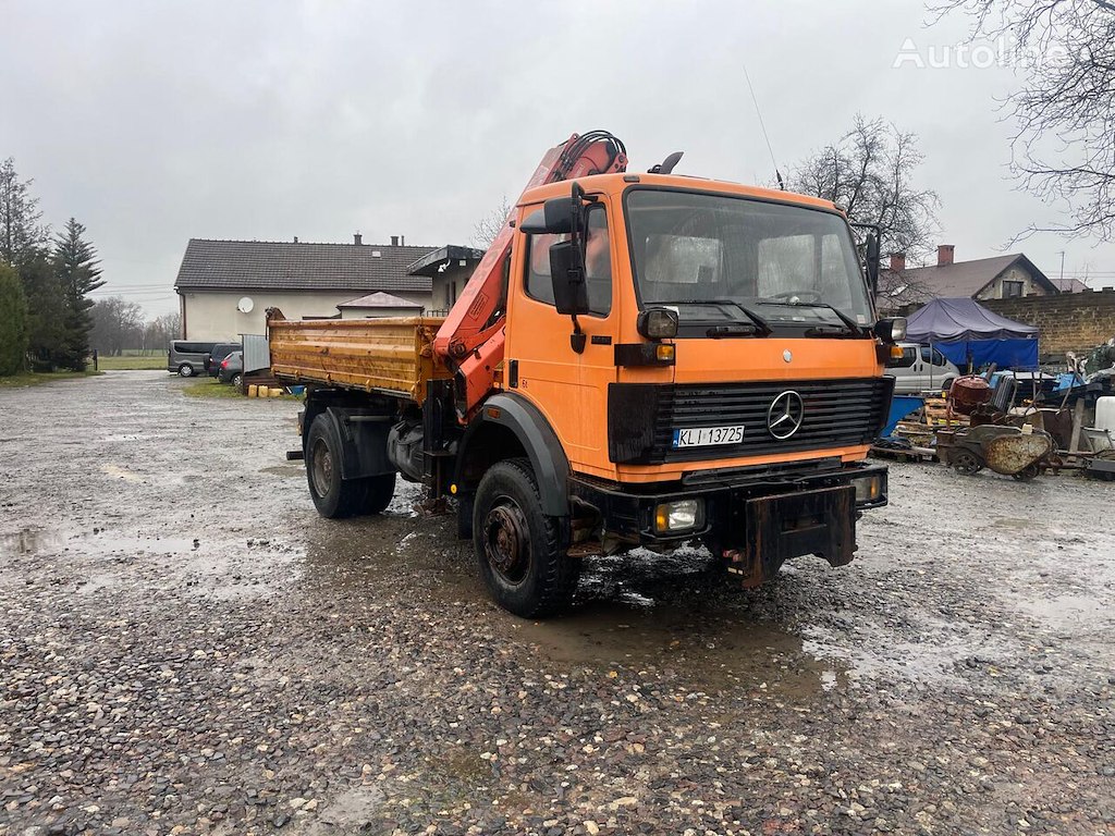 Mercedes-Benz 1717 4x4 with crane ATLAS 105.1 2 hydraulic extensions kiper