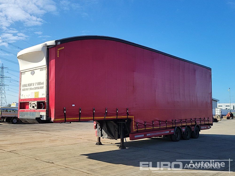 Prodaje se Cartwright Tri Axle Double Deck Curtainsider Trailer poluprikolicu sa kliznom ceradom na aukciji