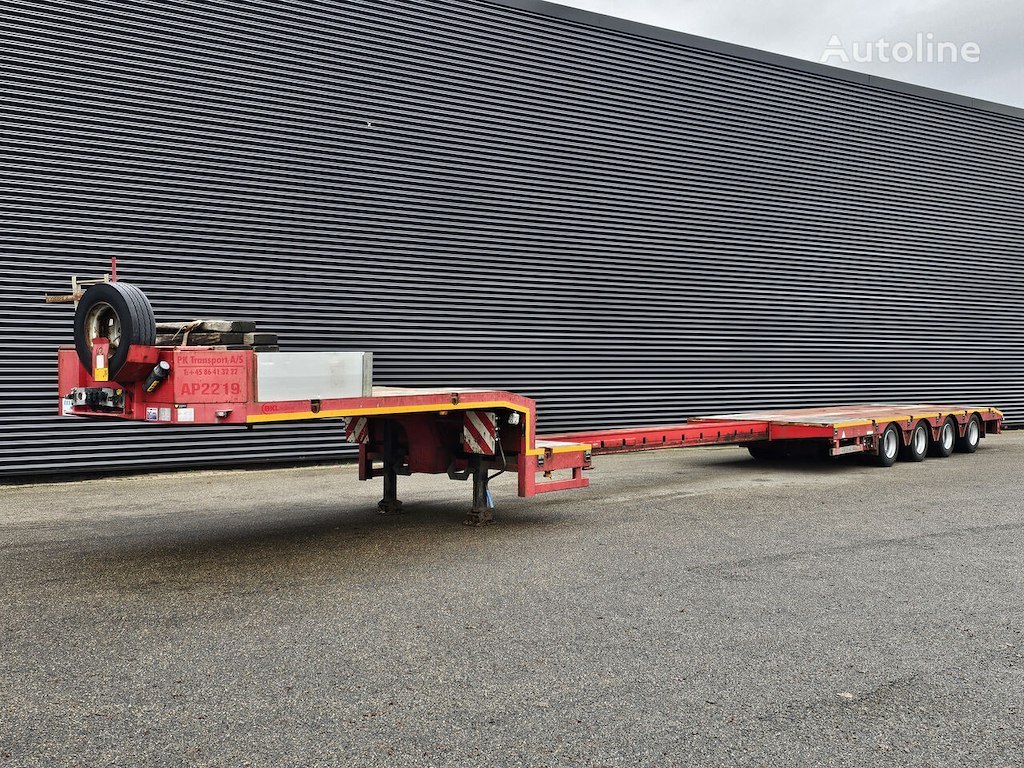 B-XL 4 AXLE LOWLOADER / EXTENDABLE poluprikolica sa niskom platformom