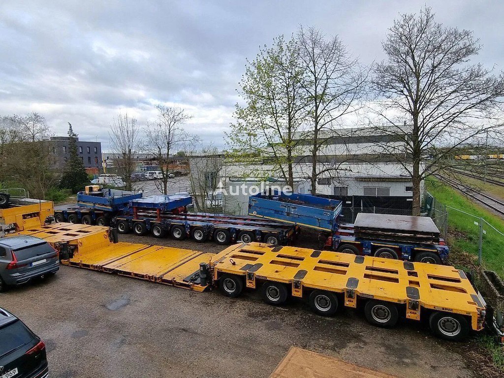 Goldhofer S-THP 15 (3+3+3+5+2) 2 x Gooseneck 2 x Hatz German Trailer! poluprikolica sa niskom platformom