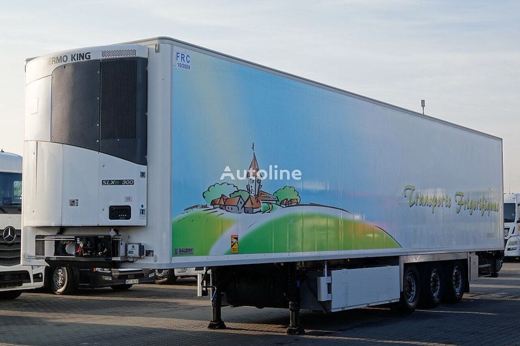 Chereau CHŁODNIA / THERMO KING SLXe 300 / 2015 ROK / OŚ PODNOSZONA / SPR poluprikolica hladnjača