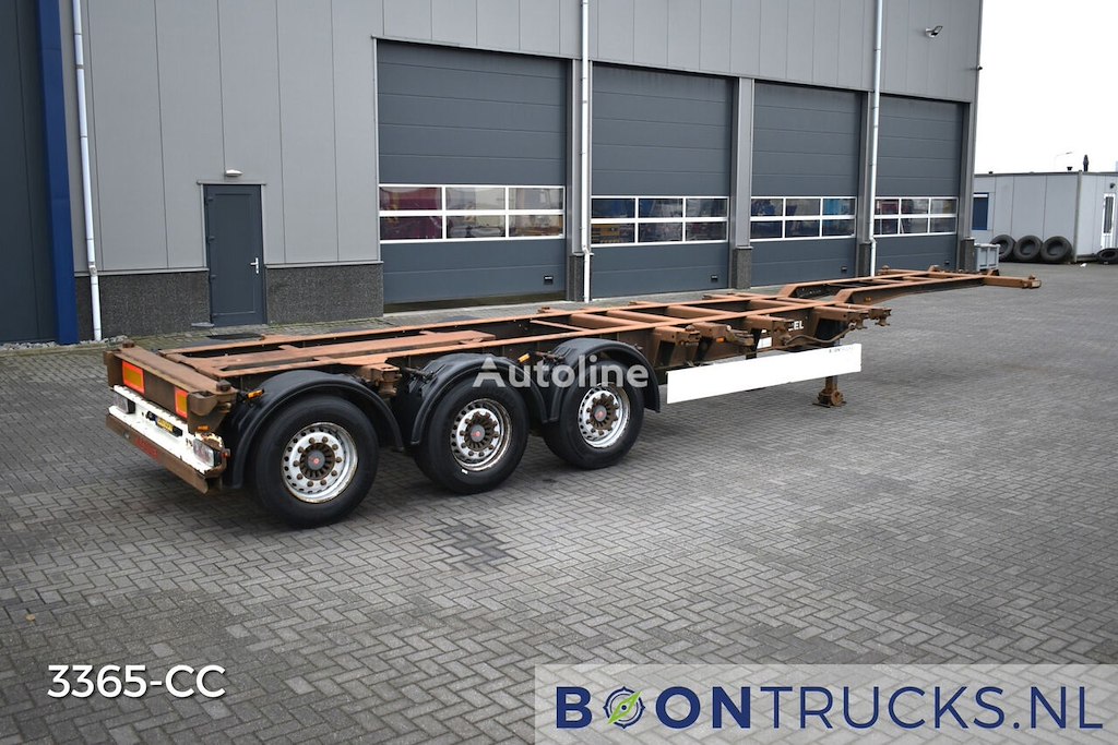 Kögel SW24 | 2x20-30-40ft HC * SAF/DISC * LIFT AXLE poluprikolica za prevoz kontejnera