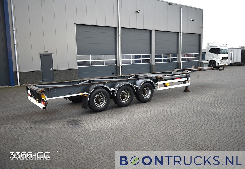 Van Hool 3B2015 FIXED CHASSIS | 2x20-40ft HC * 4600 Kg * NL TRAILER poluprikolica za prevoz kontejnera