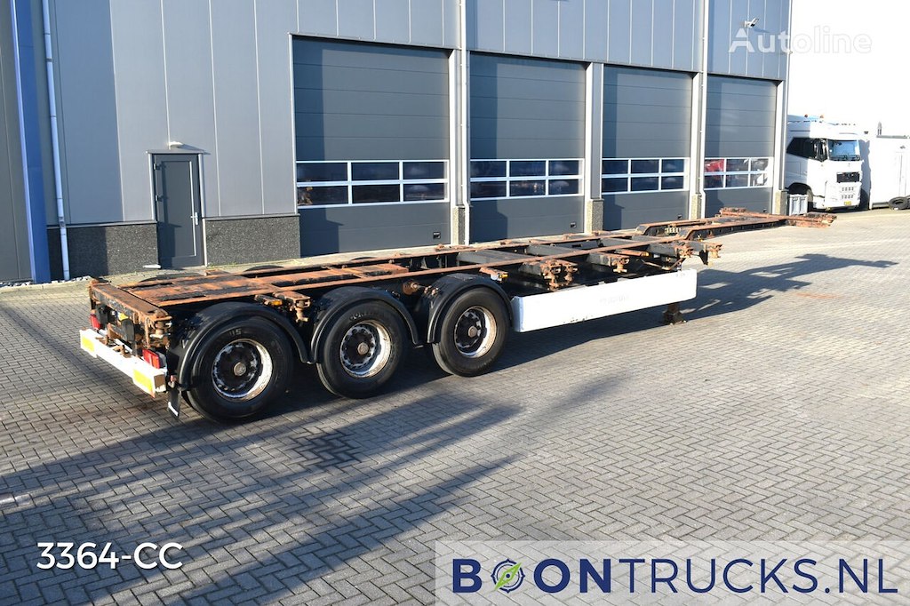 Krone SD | 2x20-30-40-45ft HC * BPW/DISC * LIFT AXLE * EXTENDABLE REAR poluprikolica za prevoz kontejnera