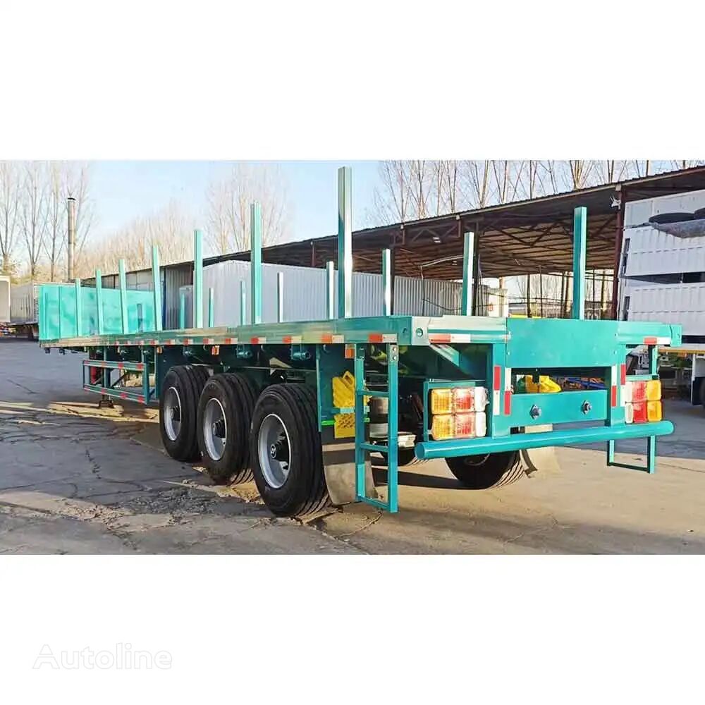 ZW-Trailer 40ft flatbed trailer with container lock poluprikolica platforma