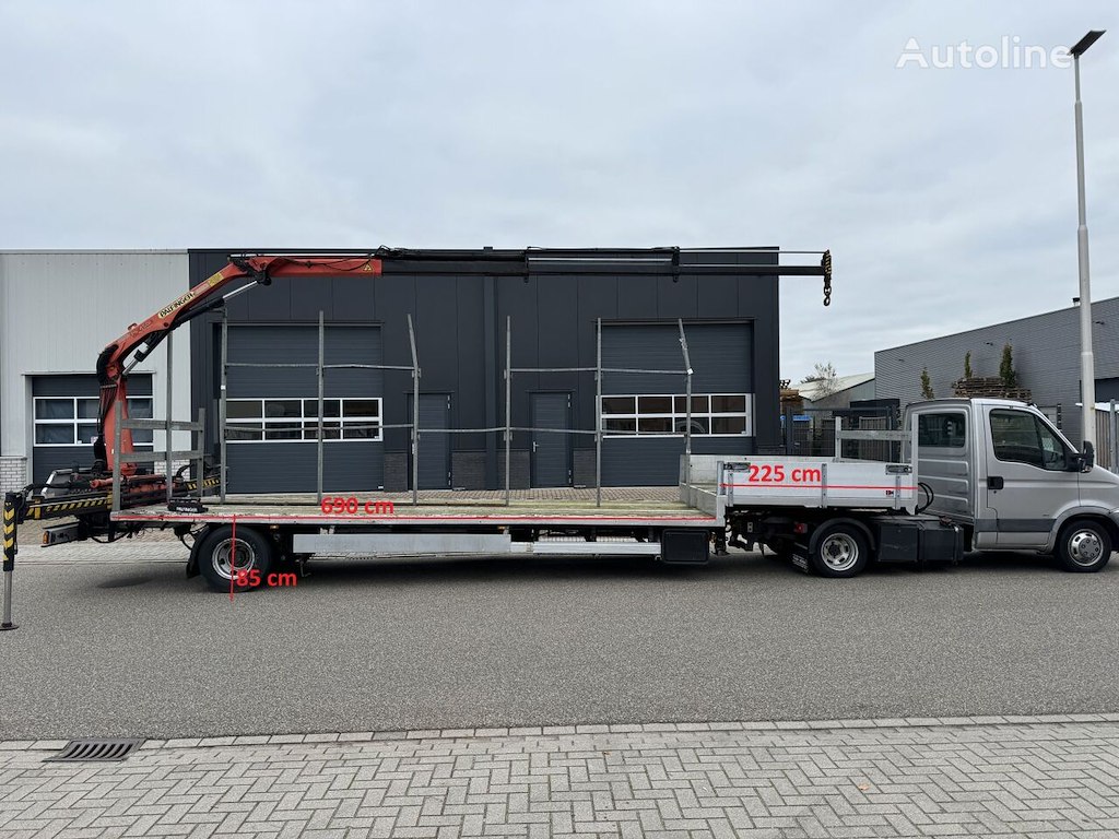 Tracon Trailers TOS 1.5-6.6 Palfinger PK4501 - 3, Remote furgon poluprikolica