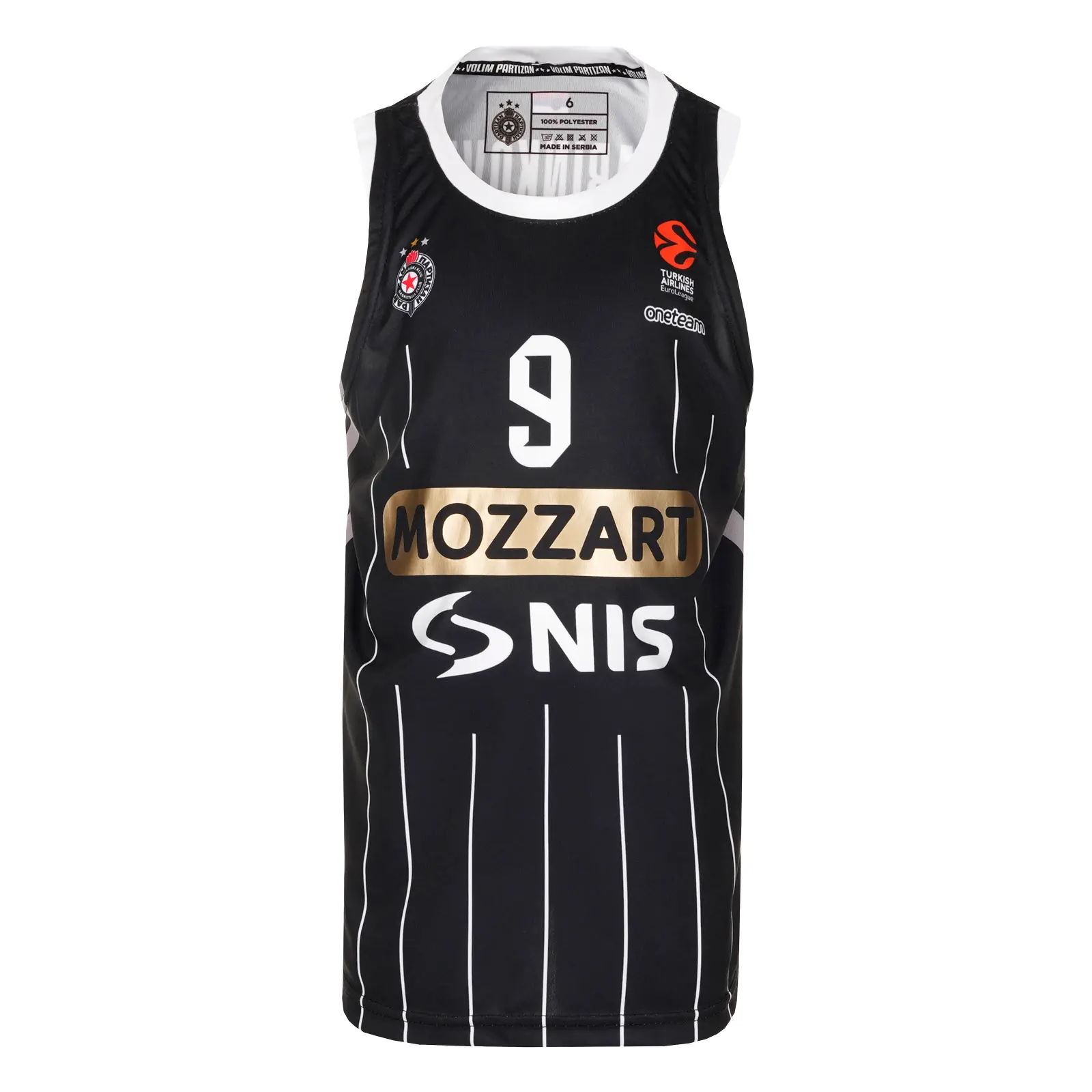 KK Partizan Dečiji dres 2024/25, Crni