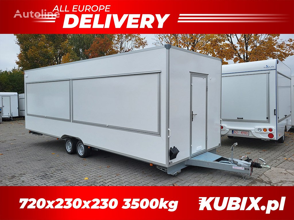 Nova Kubix HC35721Htn Remorque (Très long ) 720x230 3500kg prikolica kiosk