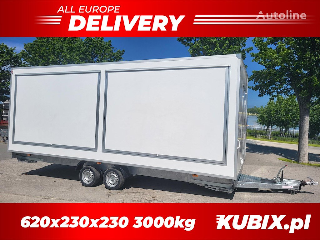 Nova Kubix Catering trailer 620x230 3500kg flat floor prikolica brze hrane