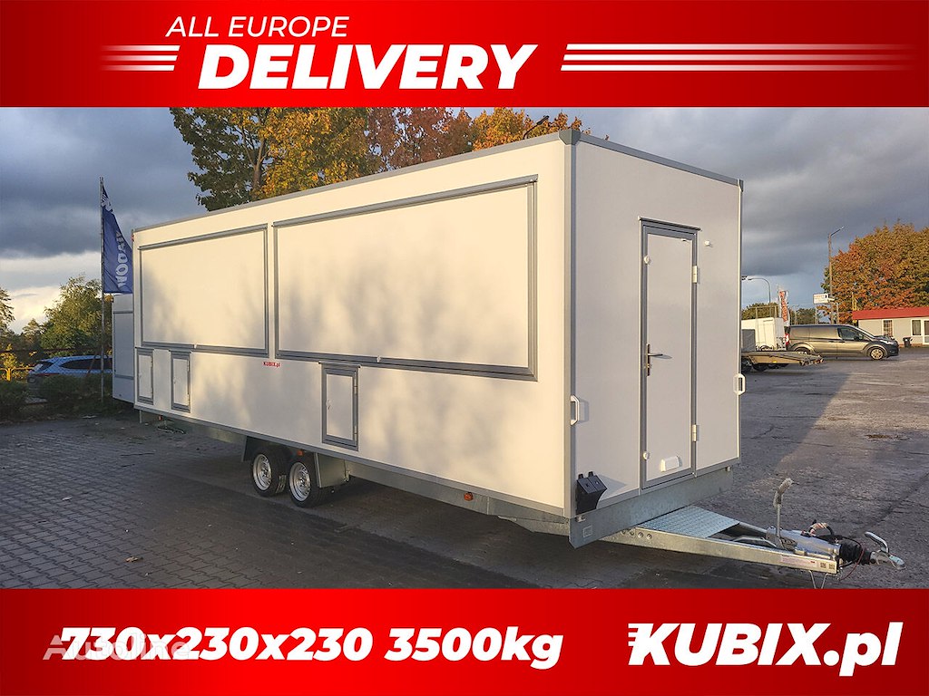 Nova Kubix 730x230x230 catering trailer, 3500kg prikolica brze hrane