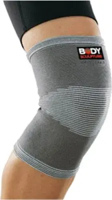 BODY SCULPTURE Steznik za koleno Elastic Knee Support Bns-003-B sivi