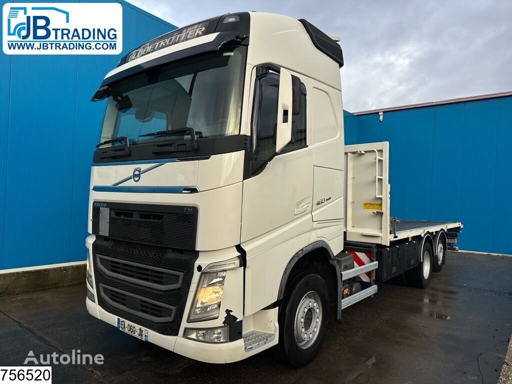 Volvo FH 460 6X2, EURO 6, Standairco kamion s ravnom platformom