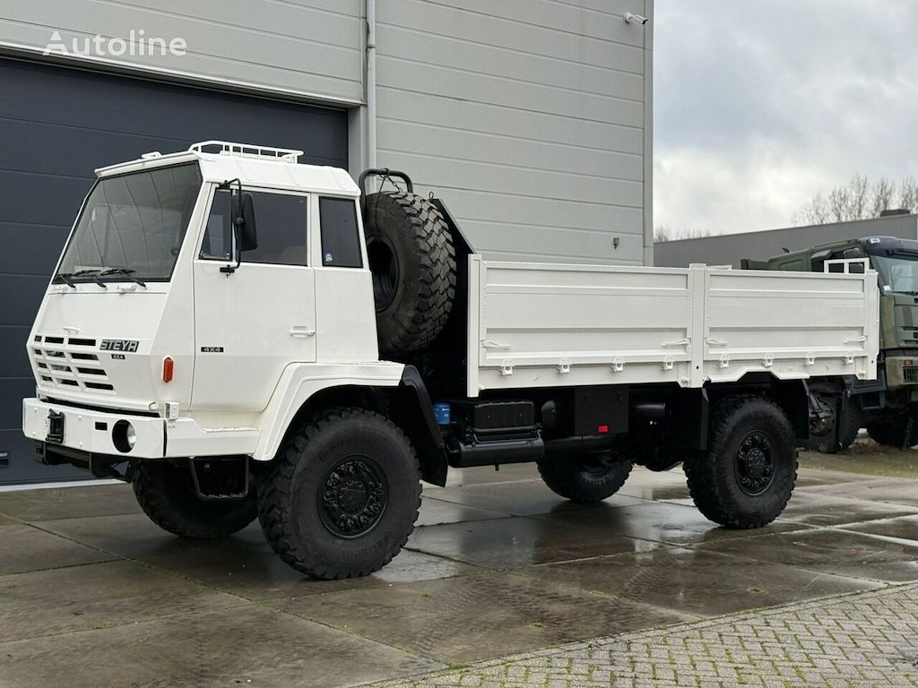 Steyr 1291 4x4 EX MILITARY CARGO TRUCK kamion s ravnom platformom