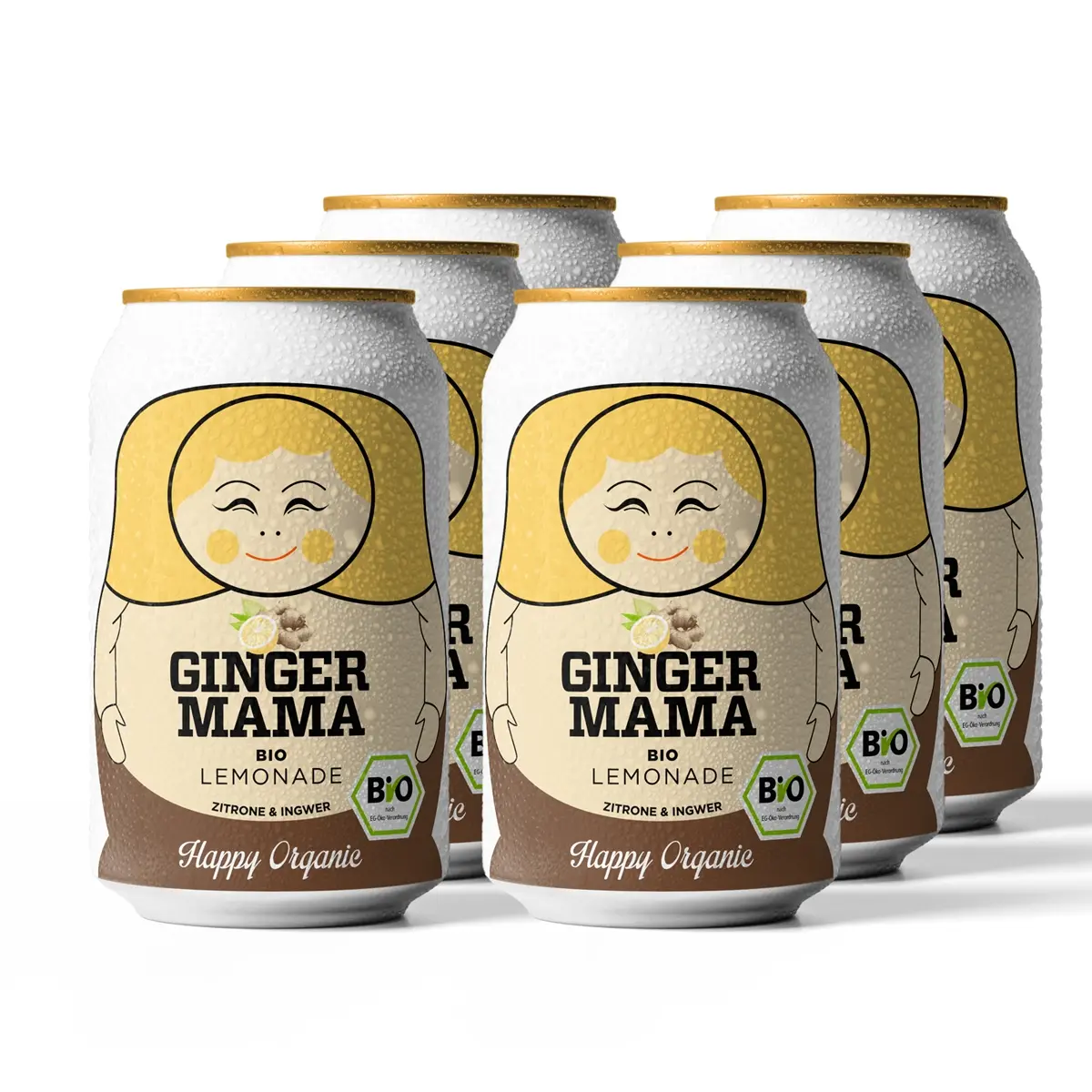 100% NATURAL Ginger Mama Limunada, 330ml, 6 komada