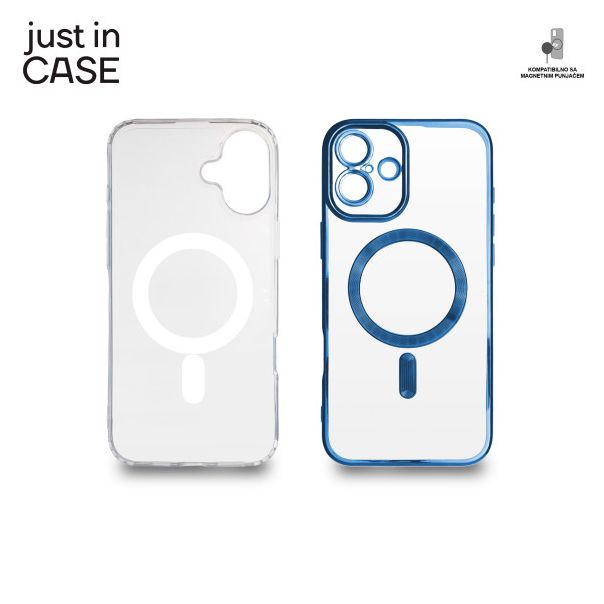 JUST IN CASE 2u1 Extra case MAG MIX paket za iPhone 16 Plus, plava