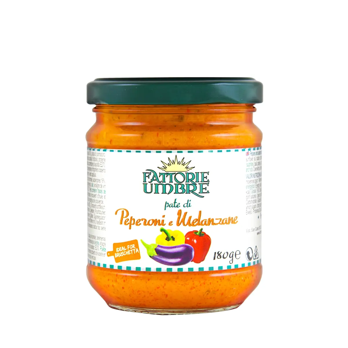 Fattorie Umbre Pesto od paprika i patlidžana 180g