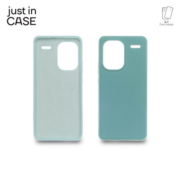 JUST IN CASE 2u1 Extra case MIX PLUS paket maski za telefon Redmi Note 13 Pro+ 5G, zelena