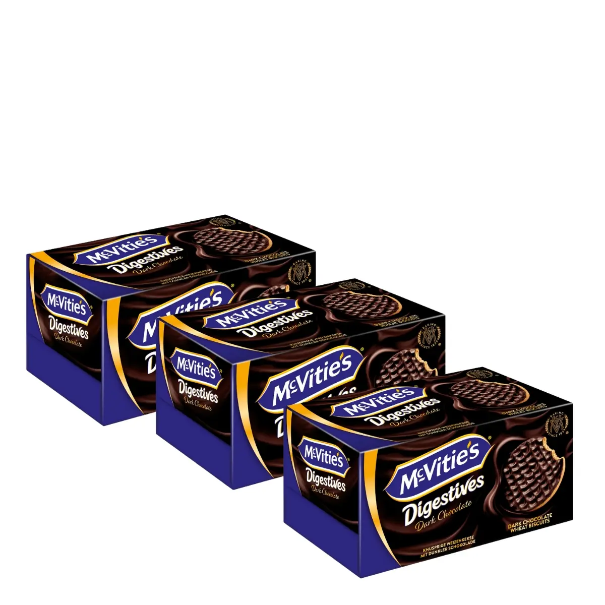 MCVITIE`S Digestives keks sa crnom čokoladom 200g, 3 komada