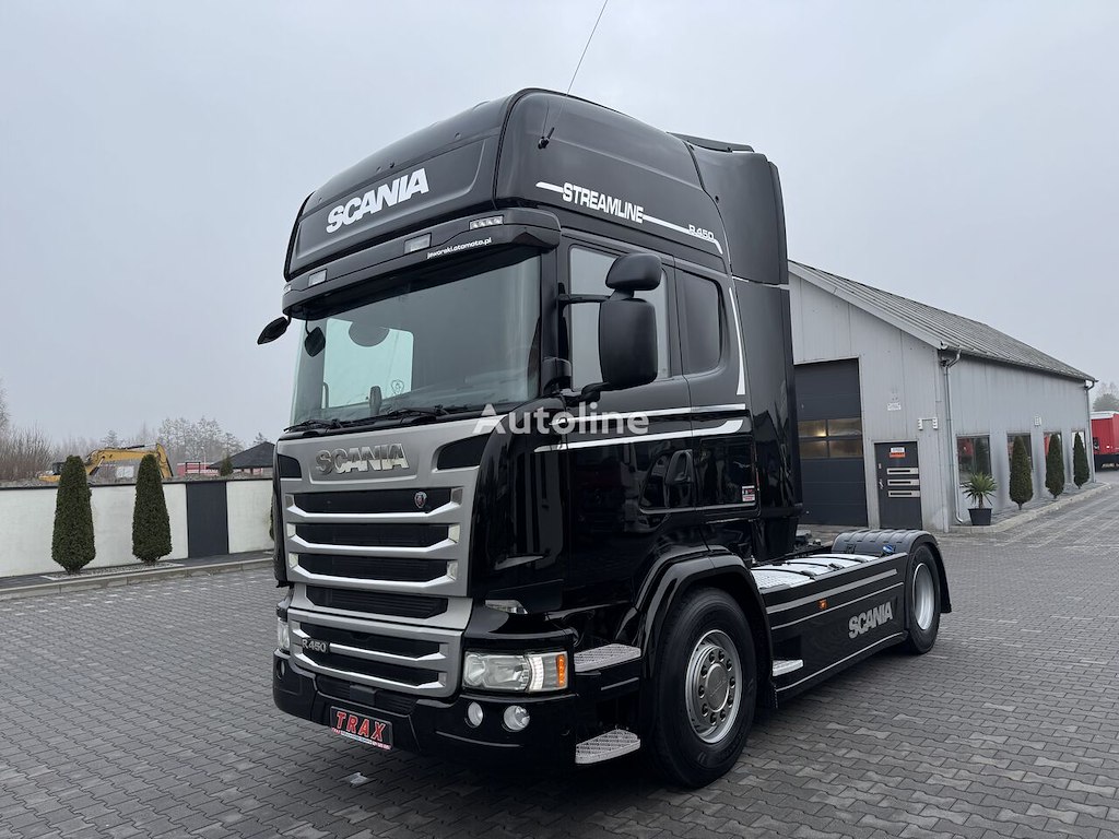 Scania R450 TOPLINE STANDARD RETARDER, BOGATA WERSJA, SUPER STAN tegljač