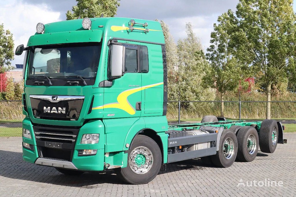 MAN TGX 35.640 8X4 TRIDEM | RETARDER | 2X PTO | EURO 6 kamion šasija