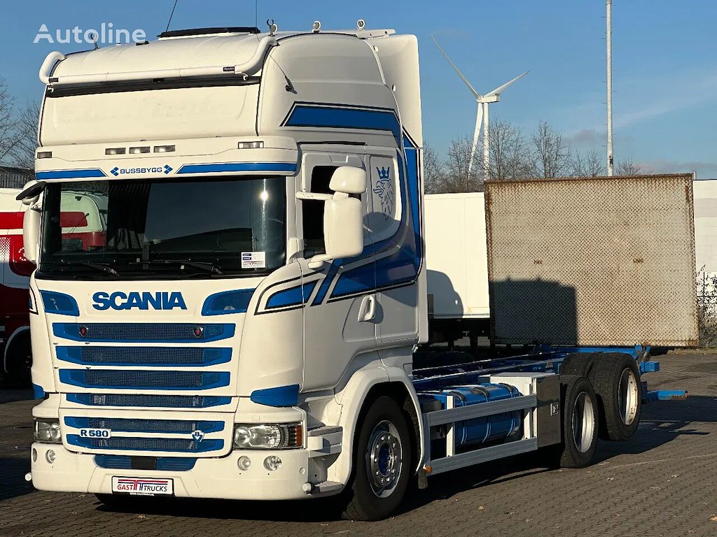 Scania R580 V8 Topline 6x2 Chassis 4.30 Wb Retarder Manual Full Air kamion šasija