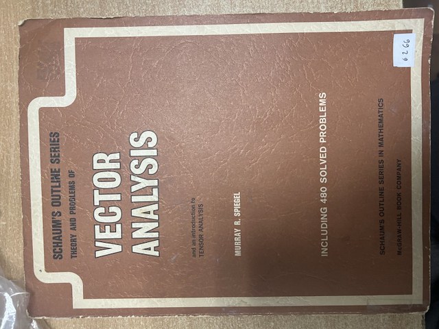 vector analysis tensor analysis shaum s outline series