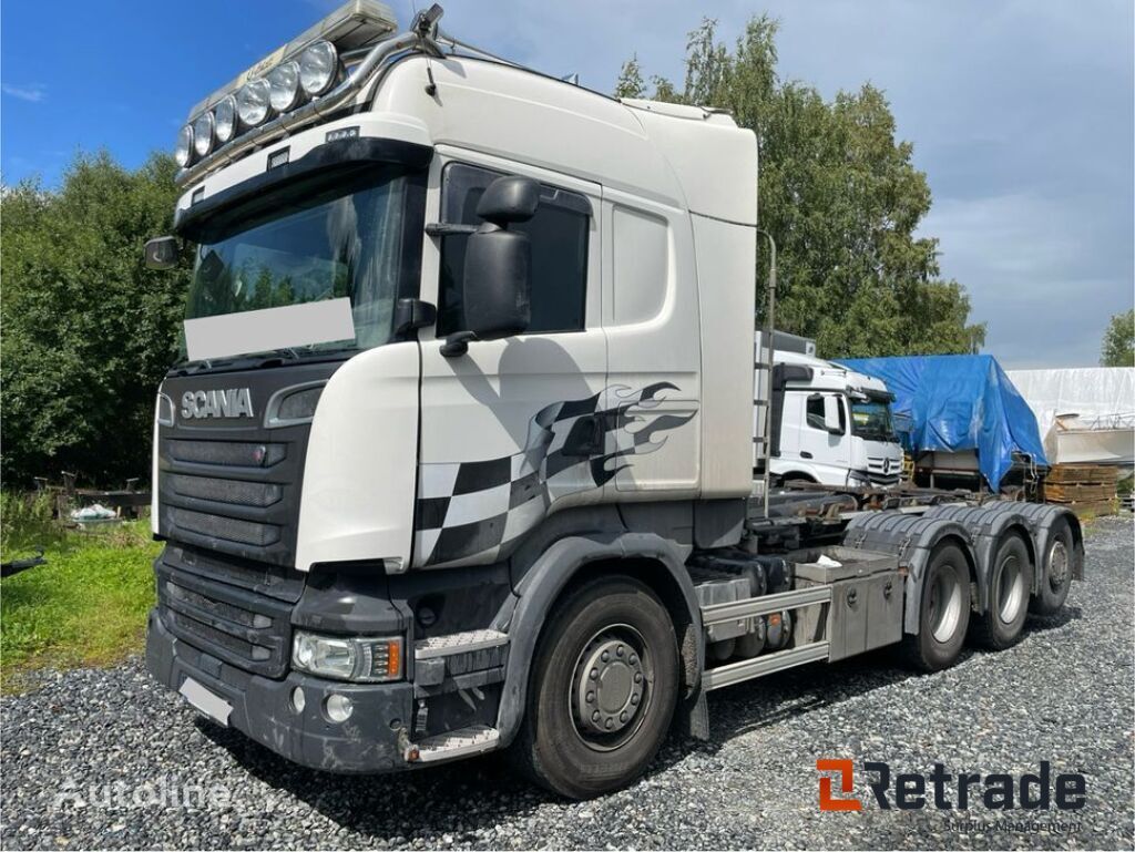 Prodaje se Scania Lastväxlare Tridem Scania R580LB8X4*4HNB rol kiper sa kukom na aukciji