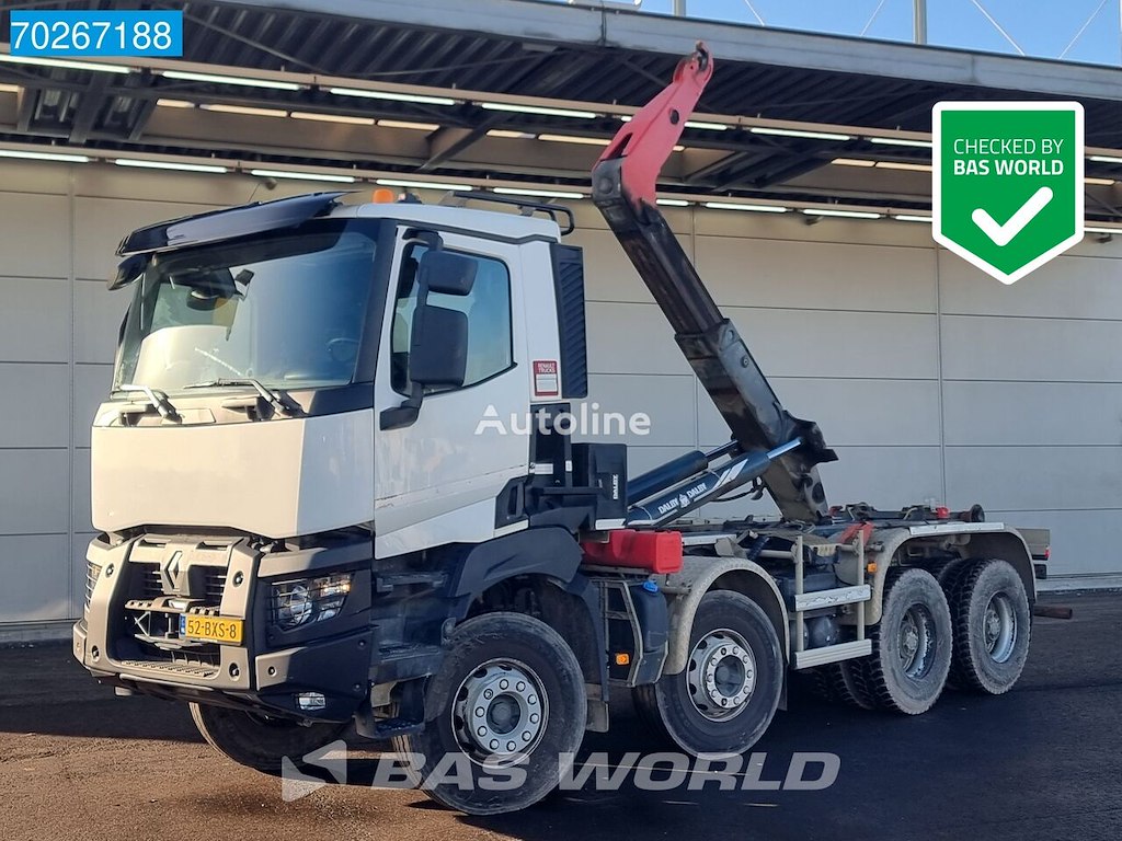 Renault K 460 8X4 NL-Truck Dalby 25T hooklift Big-Axle Steelsuspension N kamion rol kiper