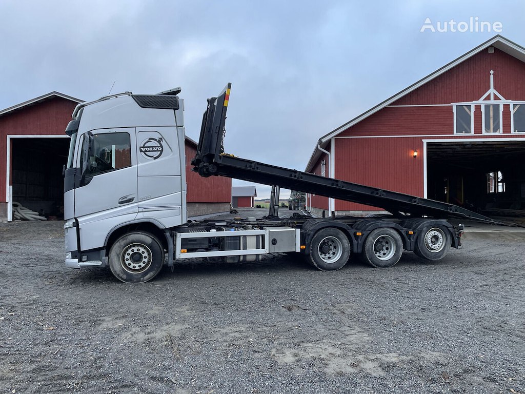 Volvo FH500 8×4 vaijerivaihtolava-auto kamion rol kiper