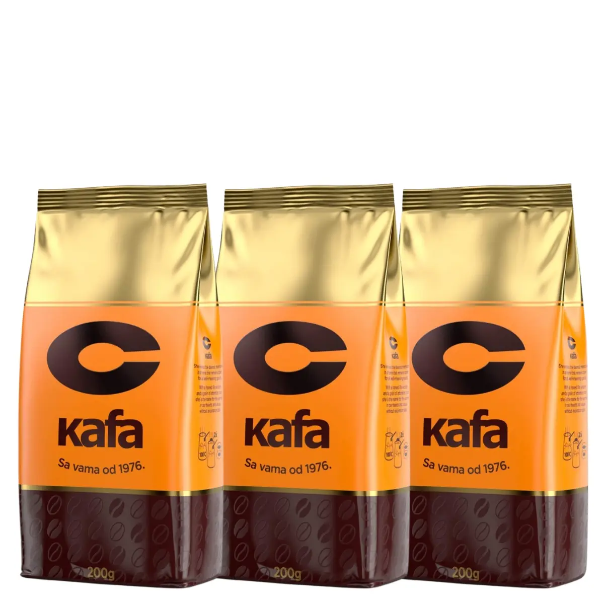 C KAFA Mlevena kafa, 200g, 3 komada