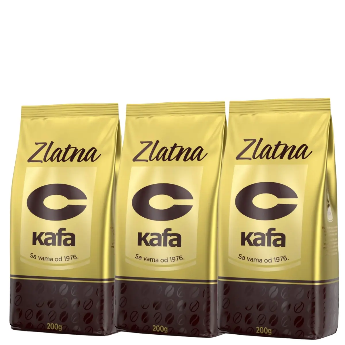 C KAFA Mlevena zlatna kafa, 200g, 3 komada