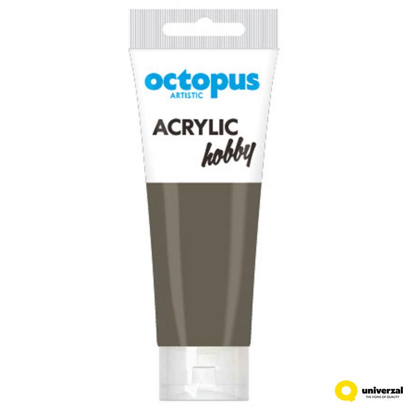 BOJA AKRILNA 75ML OCTOPUS HOBBY BURNT UMBER 687 UNL-2358