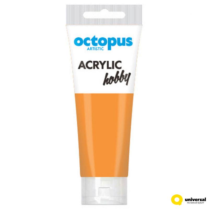 BOJA AKRILNA 75ML OCTOPUS HOBBY DEEP YELLOW 130 UNL-2341